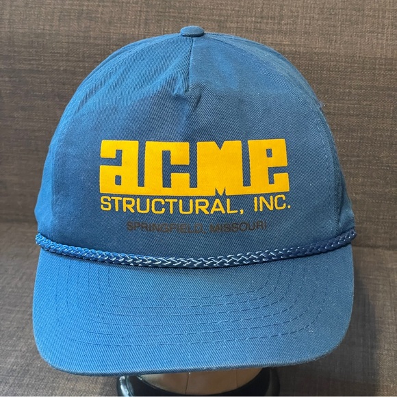 Accessories | Vintage Acme Structural Inc Trucker Hat Snapback Cap ...